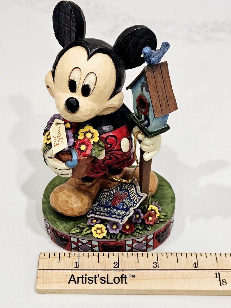 Disney Traditions Jim Shore Mickey Mouse for You Figurine Rare ...