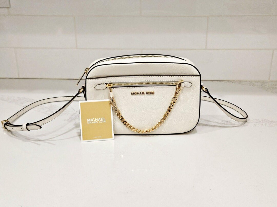 Michael Kors Women S Jet Set Item Large East West Chain Crossbody - Etsy