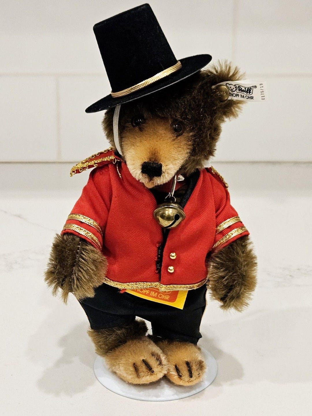 Steiff Circus Ringmaster Teddy Bear Limited Edition 1989 #374/8000 ...