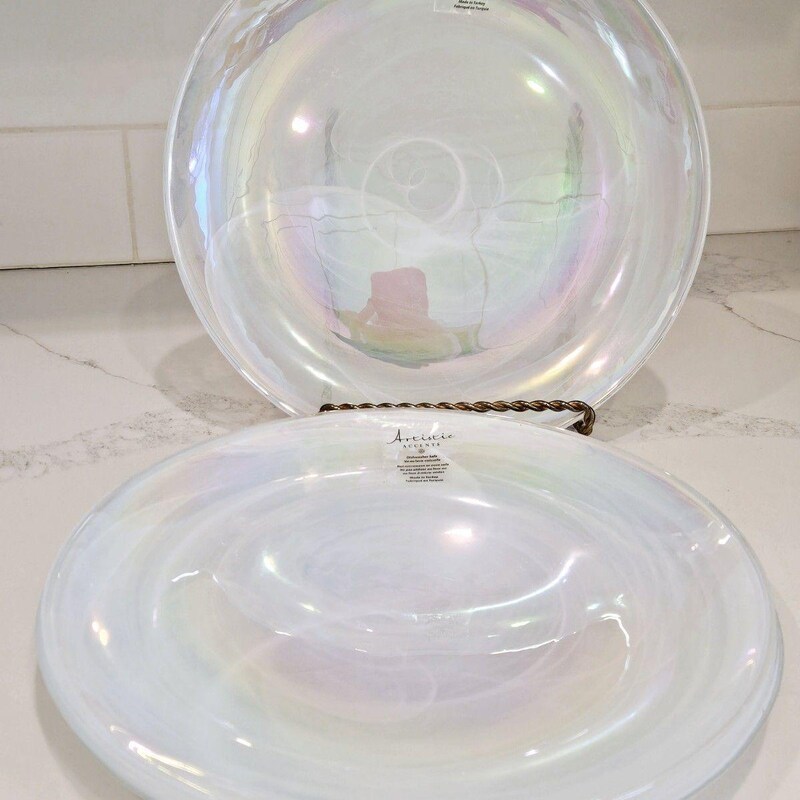 Iridescent Plates - Etsy