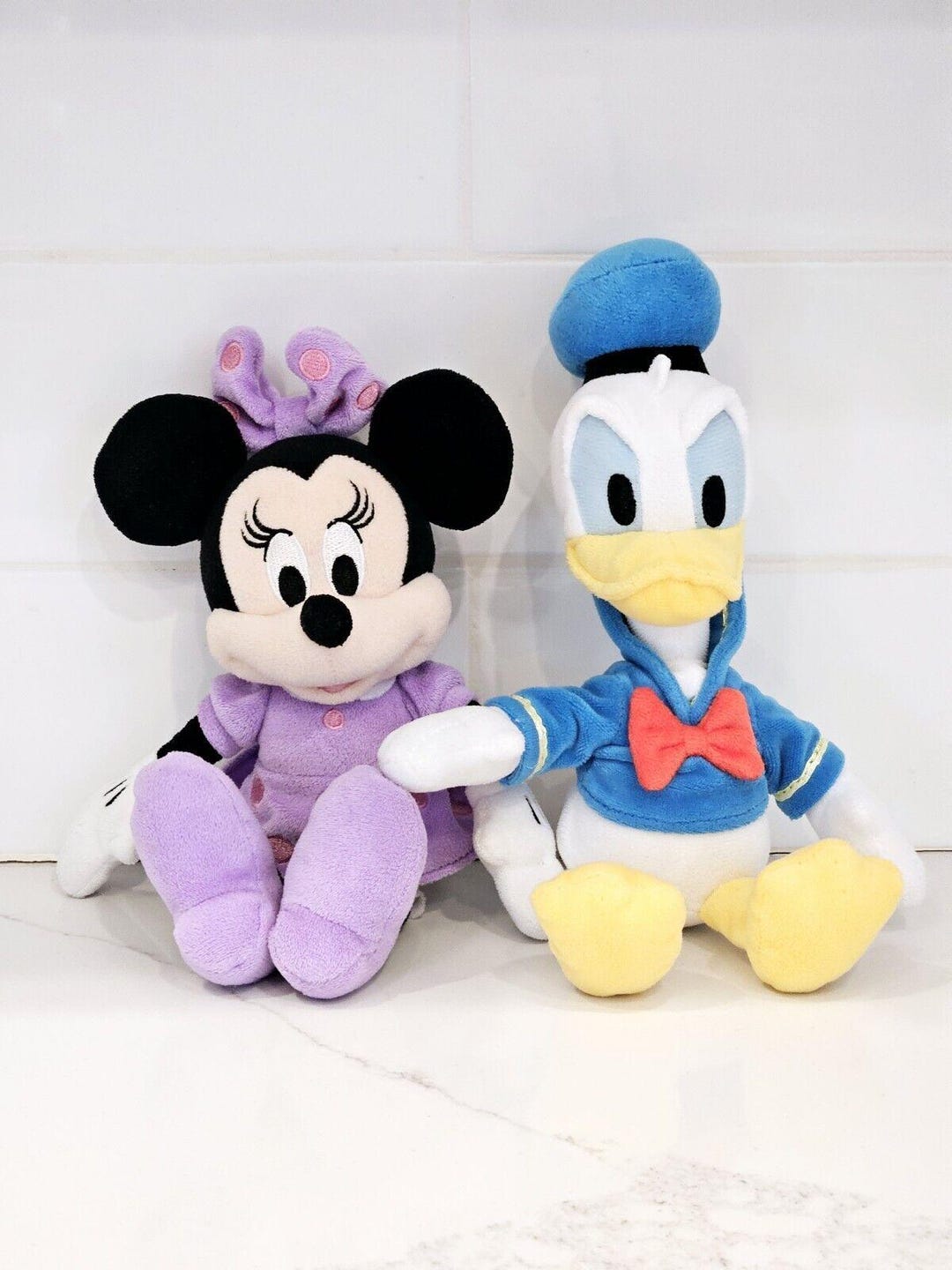 Vintage Disney Minnie Mouse and Donald Duck Plush Set 10 Inch Duo Just ...