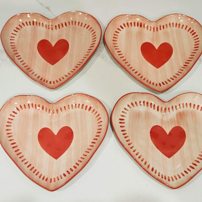Heart Shaped Plates - Etsy