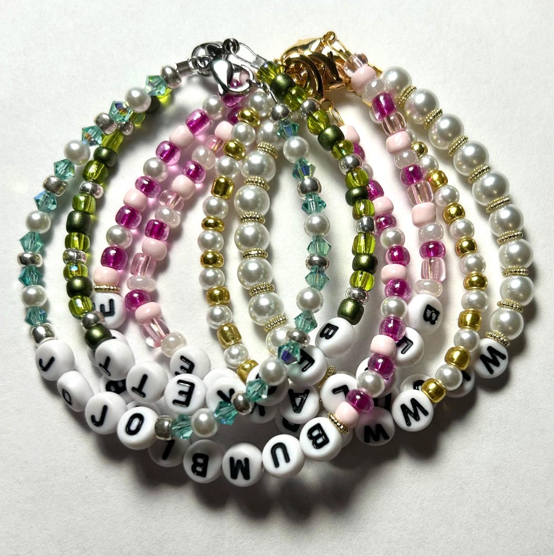 Personalized Name Bracelets - Etsy