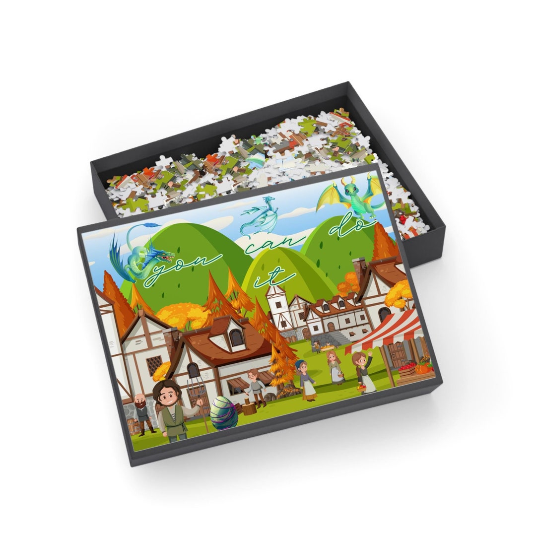 Anime Village Puzzles, Cute Puzzles, for Adults, for Kids, Puzzles for ...