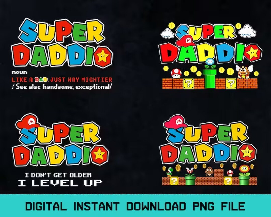 Mario Clipart Bundle Alphabet Mario Svg Cut Files for - Etsy