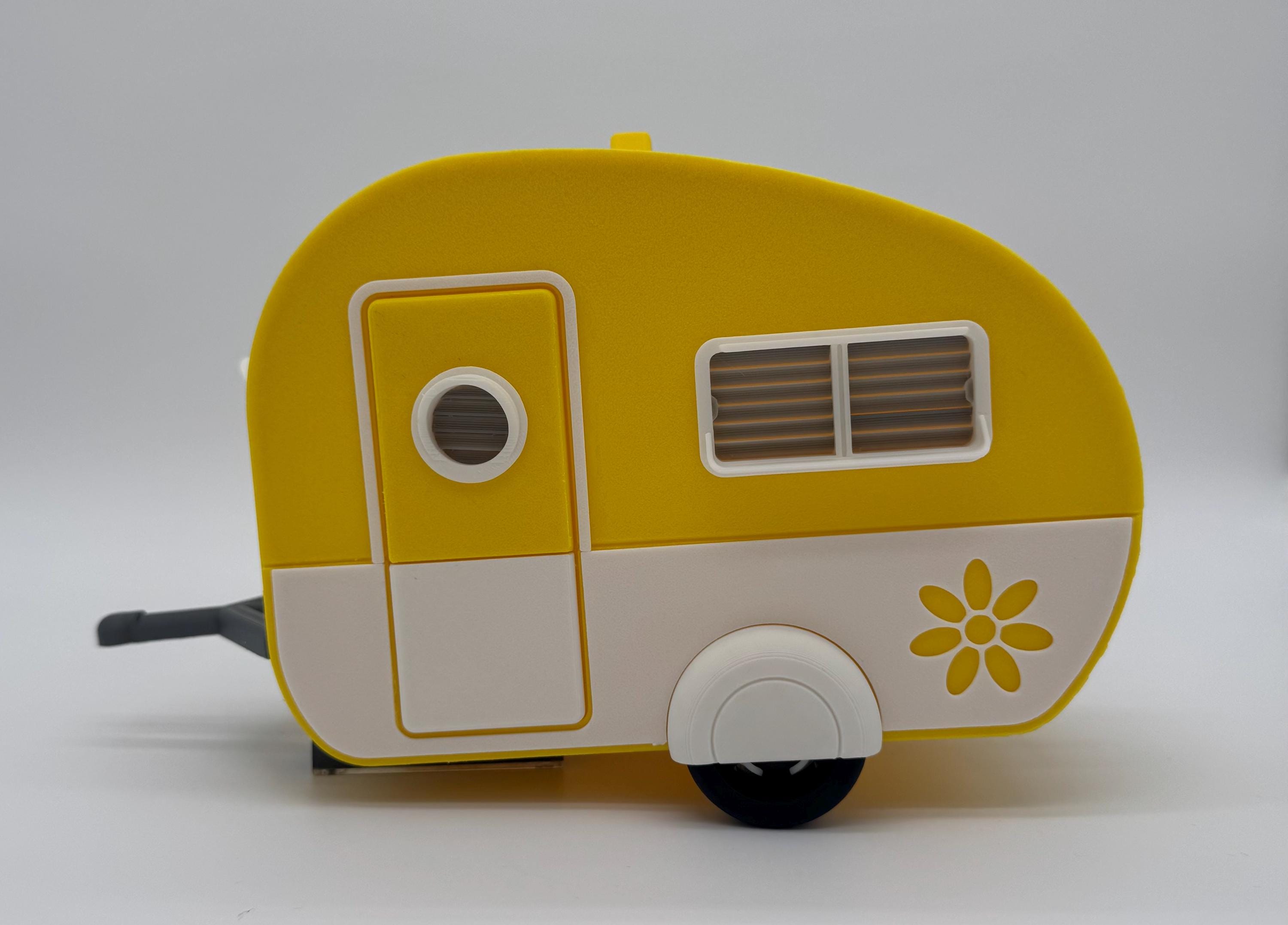 Retro Camper Birdhouse – 3D Printed PLA RV Bird House – Unique Outdoor ...