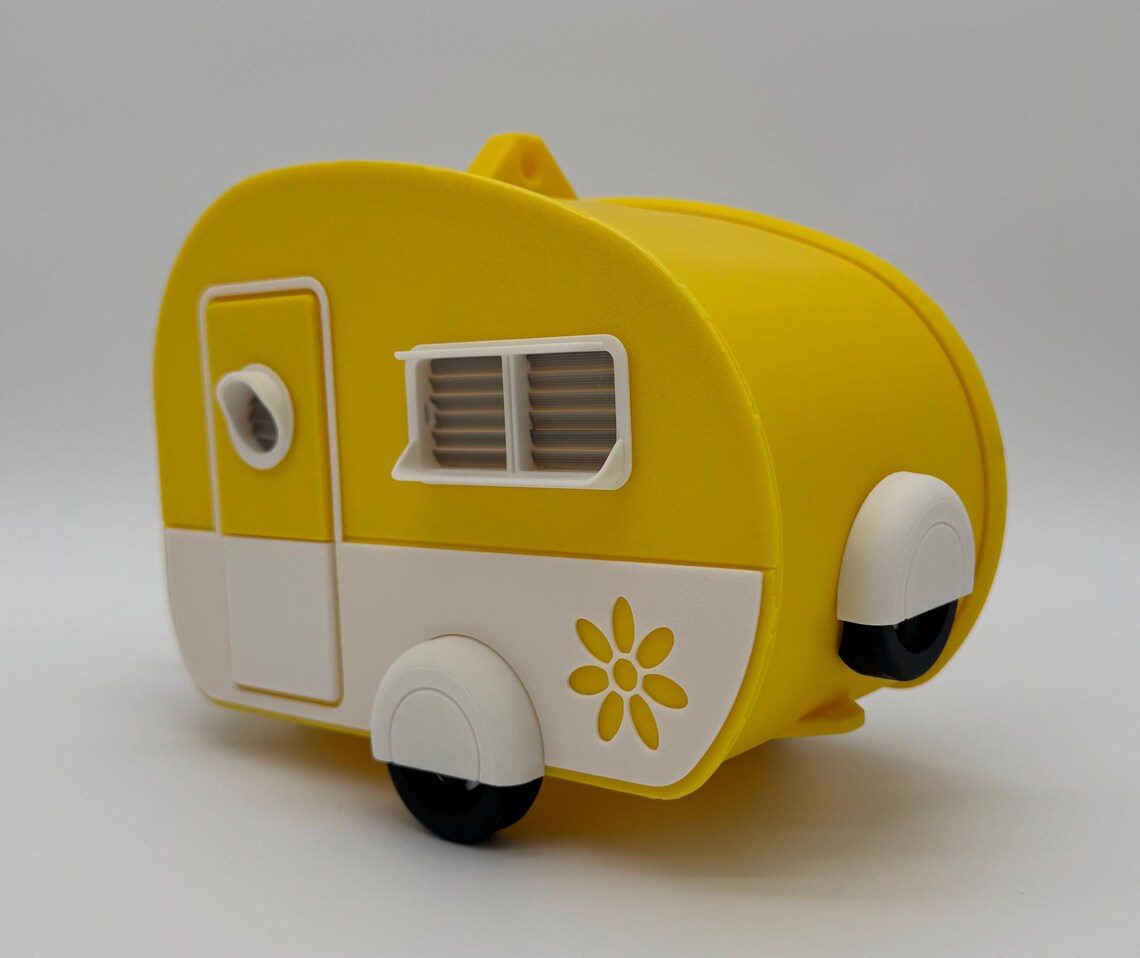 Retro Camper Birdhouse – 3D Printed PLA RV Bird House – Unique Outdoor ...
