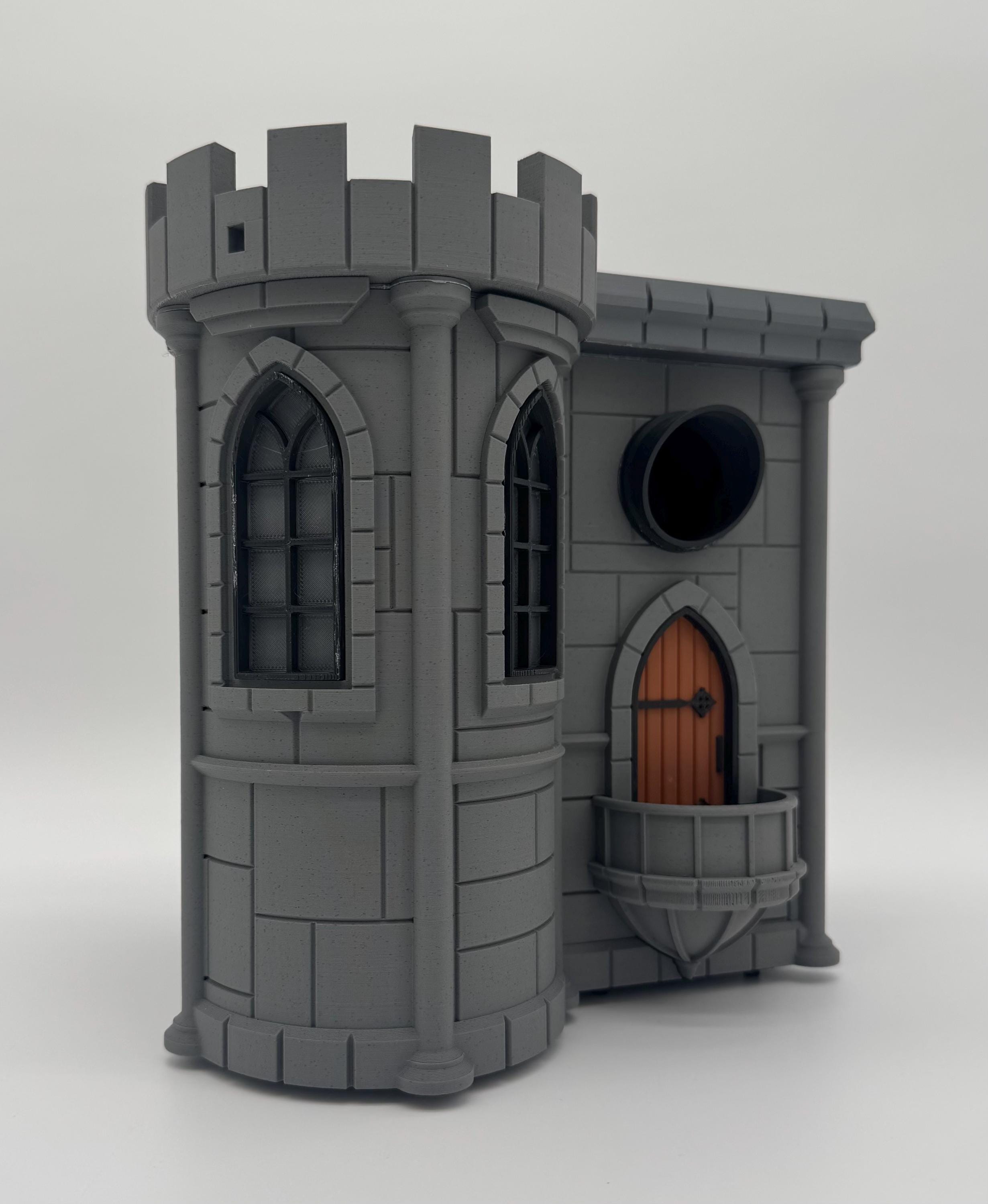 3D Printed Castle Birdhouse – Fantasy-themed Birdhouse – Unique Outdoor ...