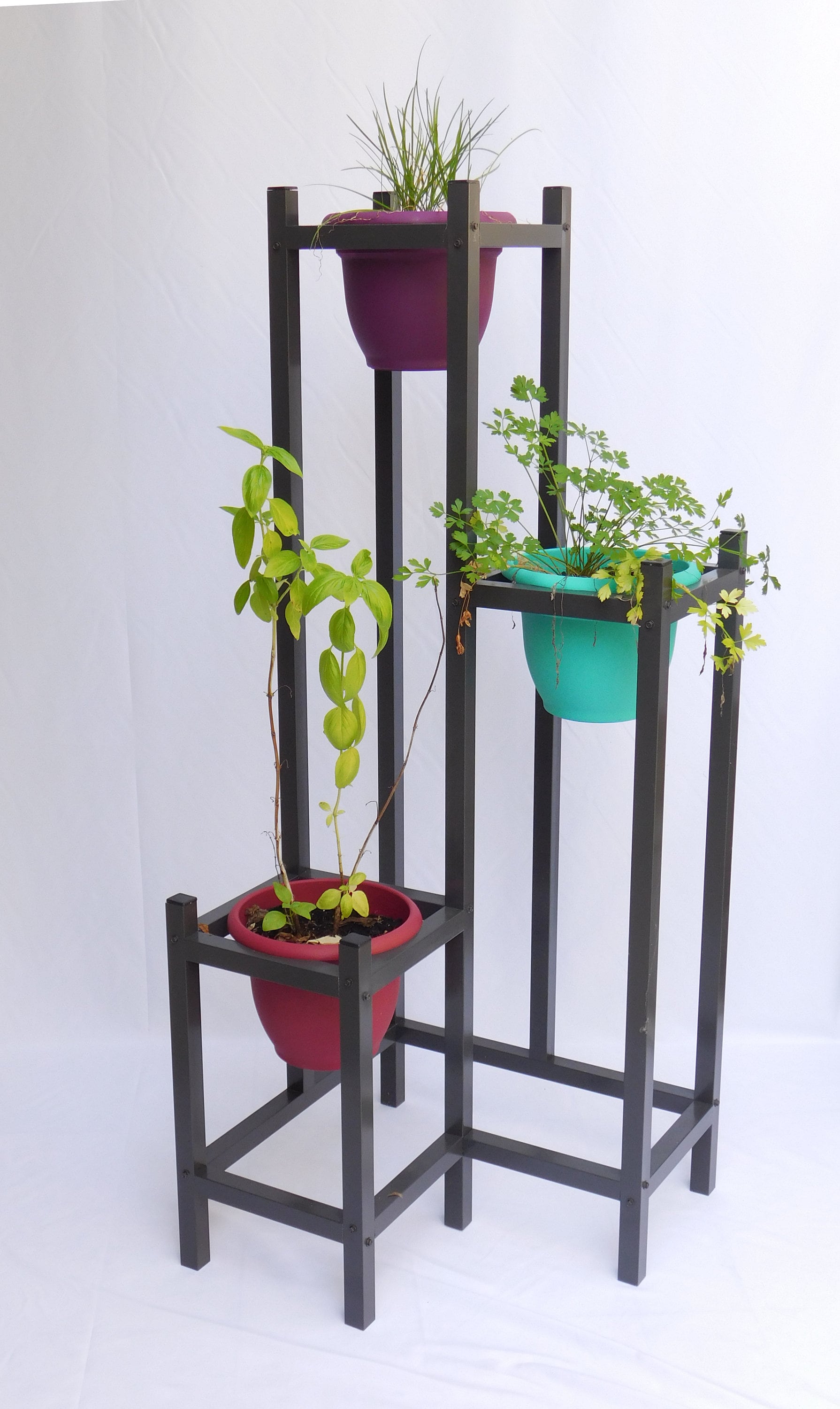 3 Tier Rust Proof Aluminum Metal Indoor Outdoor Plant Stand Kit - Etsy