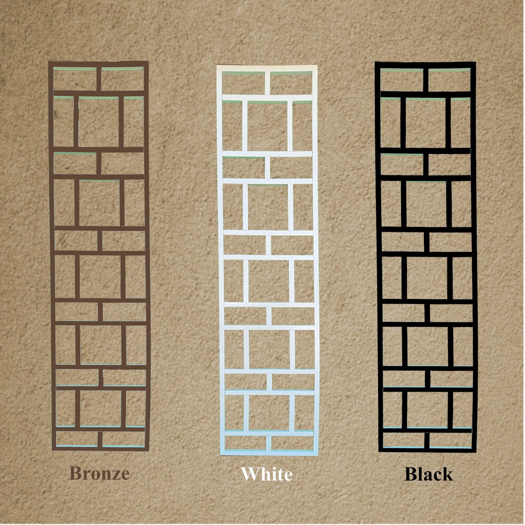 Asian Style Metal Garden Trellis: Modern Zen Outdoor Wall Decor - ASMZ ...