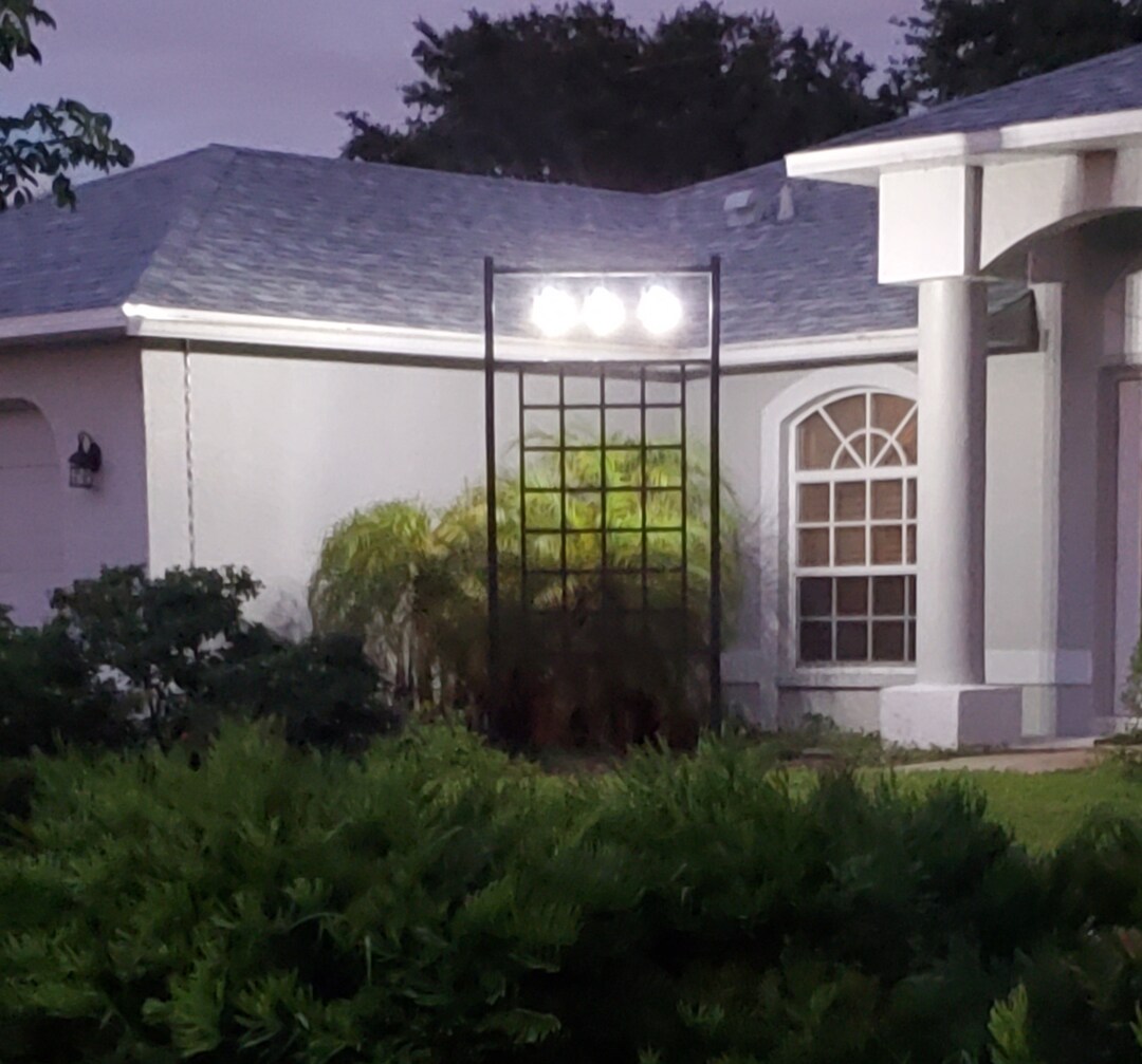 Classic Aluminum Garden Trellis With String Lights - Etsy