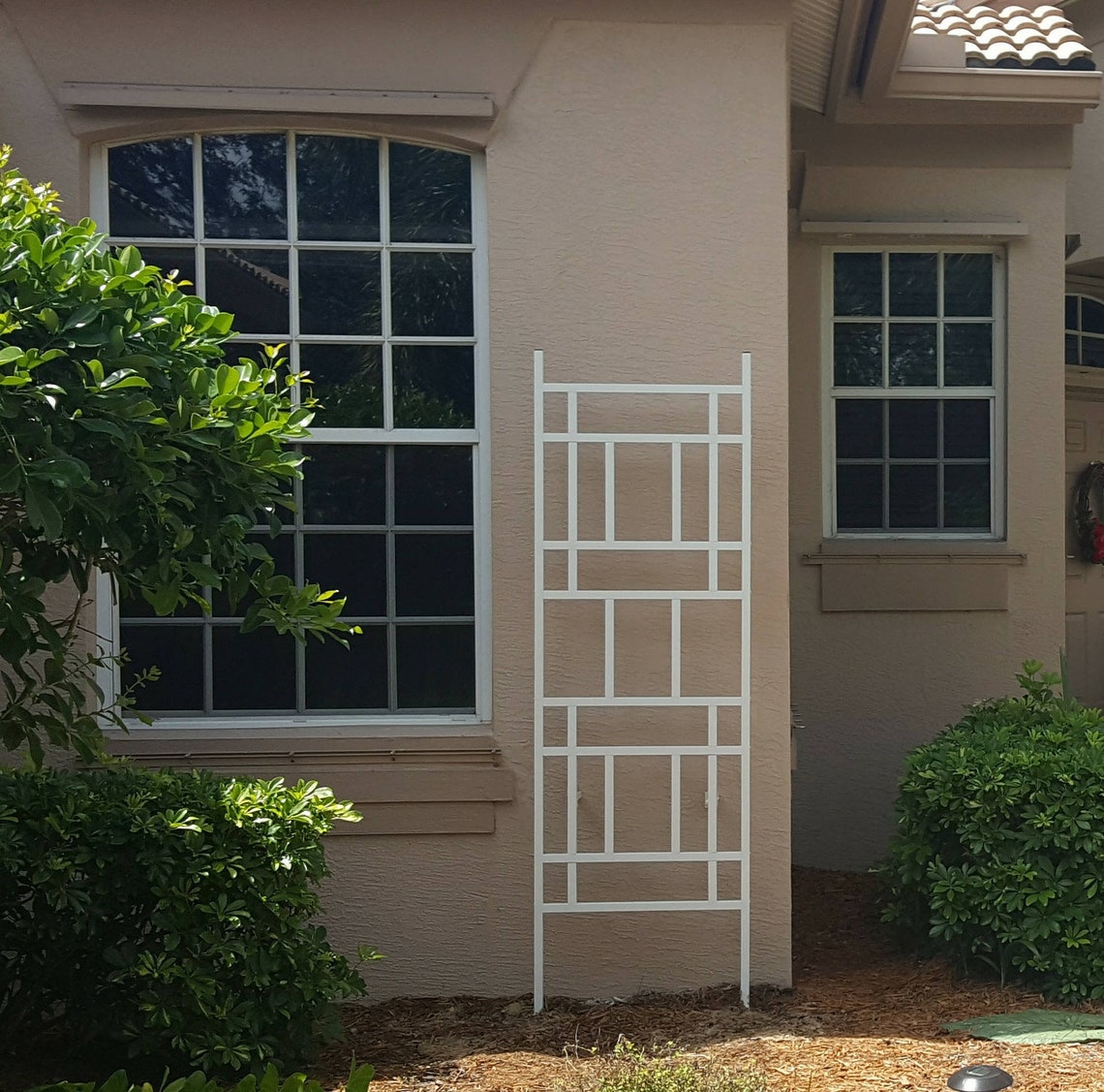 Single Panel Prairie Fusion Craftsman Aluminum Metal Garden - Etsy