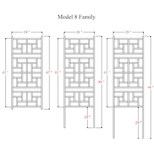 Single Panel Pinwheel Motif Aluminum Metal Garden Trellis Kit - Etsy