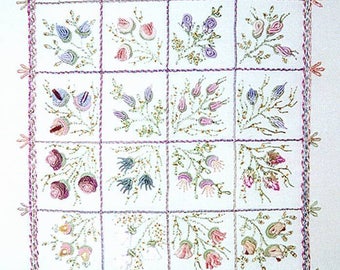 DK Designs Brazilian embroidery 3880 Hibiscus Trio Pattern | Etsy