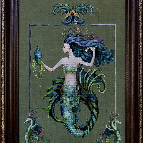 January's Garnet Mirabilia Chart and Embellishment - Etsy