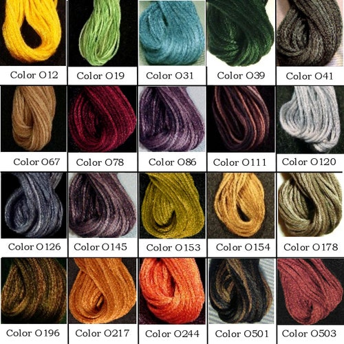 Valdani 6-ply Stranded Floss/variegated Colors O12 Thru O560 - Etsy