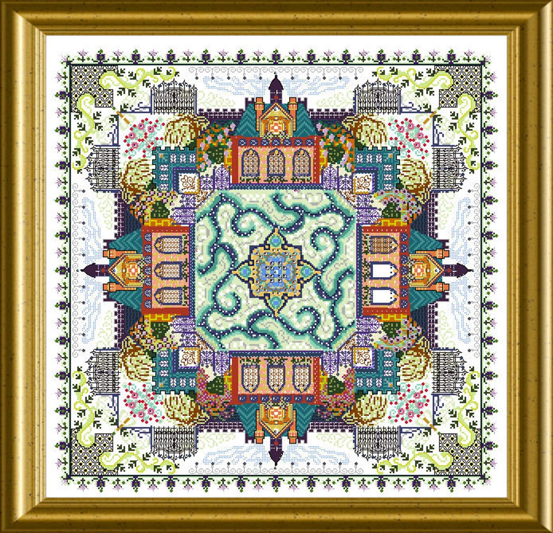 Chatelaine Design the Secret Victorian Garden Cross Stitch | Etsy