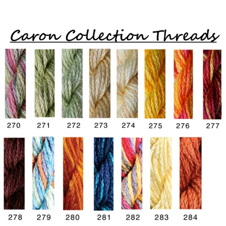 Caron Collection Waterlilies, Wildflowers, Watercolours - Colors 270 ...