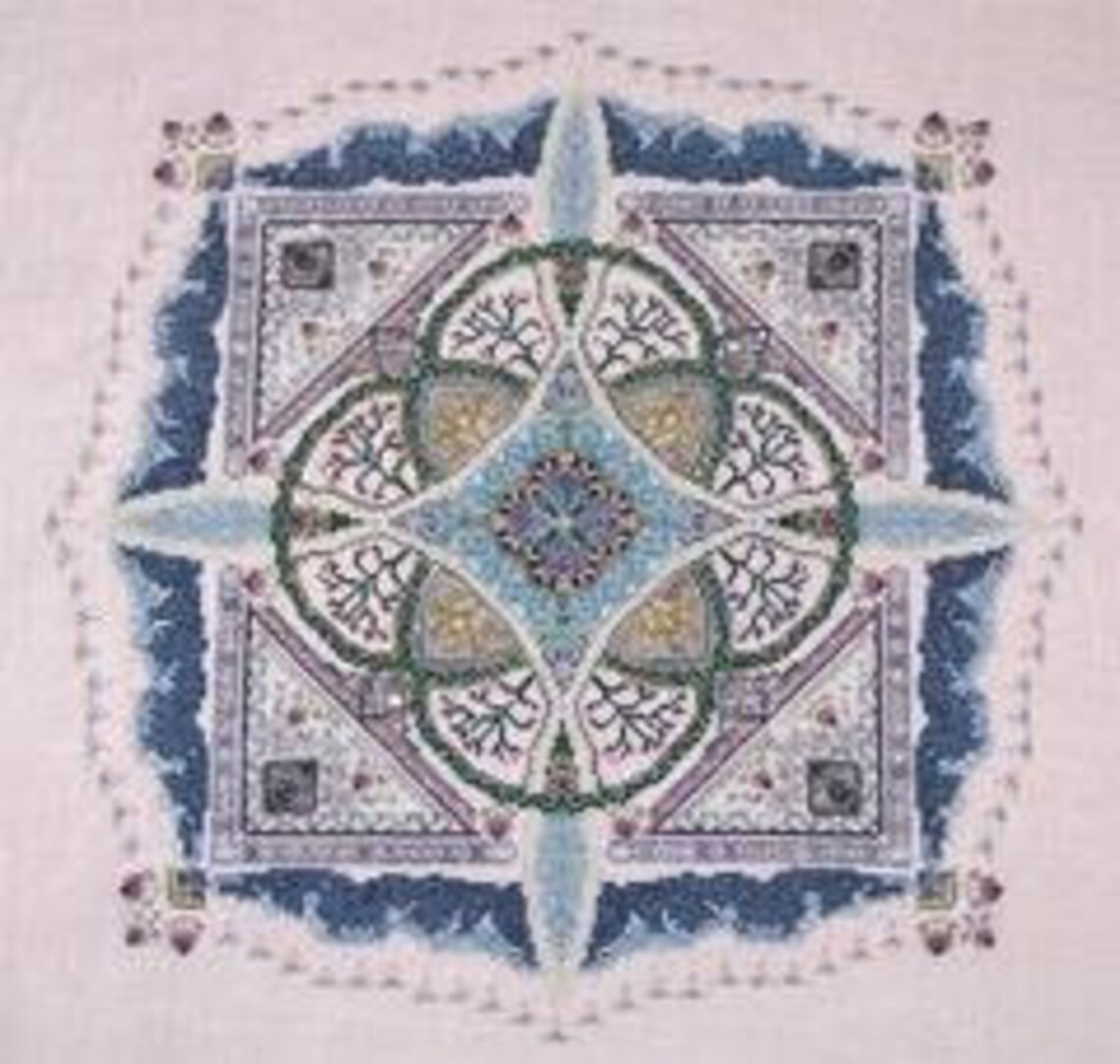 Chatelaine Design Frosty Knotgarden Cross Stitch Pattern - Etsy