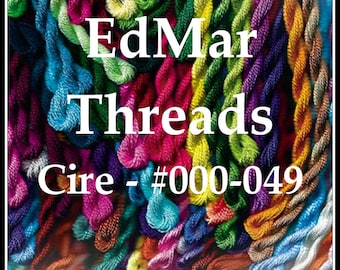 Edmar Brazilian Embroidery Threads Size CIRE' Colors | Etsy