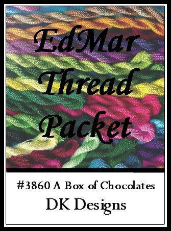 DK Designs Brazilian Embroidery- #3860 A Box of Chocolates-pattern With ...