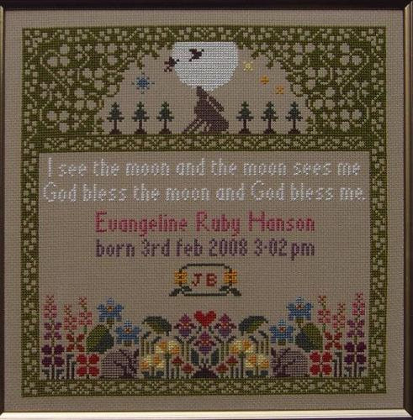 Moira Blackburn the Moon Sampler guest Room Sampler - Etsy