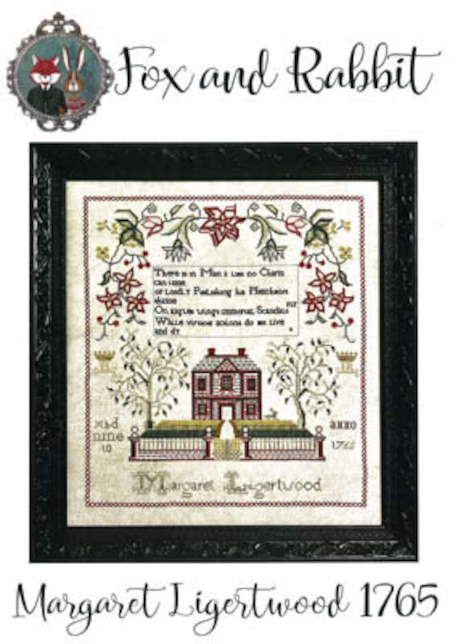Fox and Rabbit Designs Margaret Ligertwood 1765 Cross - Etsy