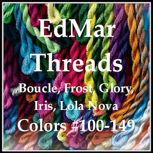 Edmar Brazilian Embroidery Threads - All Sizes Available - Boucle ...