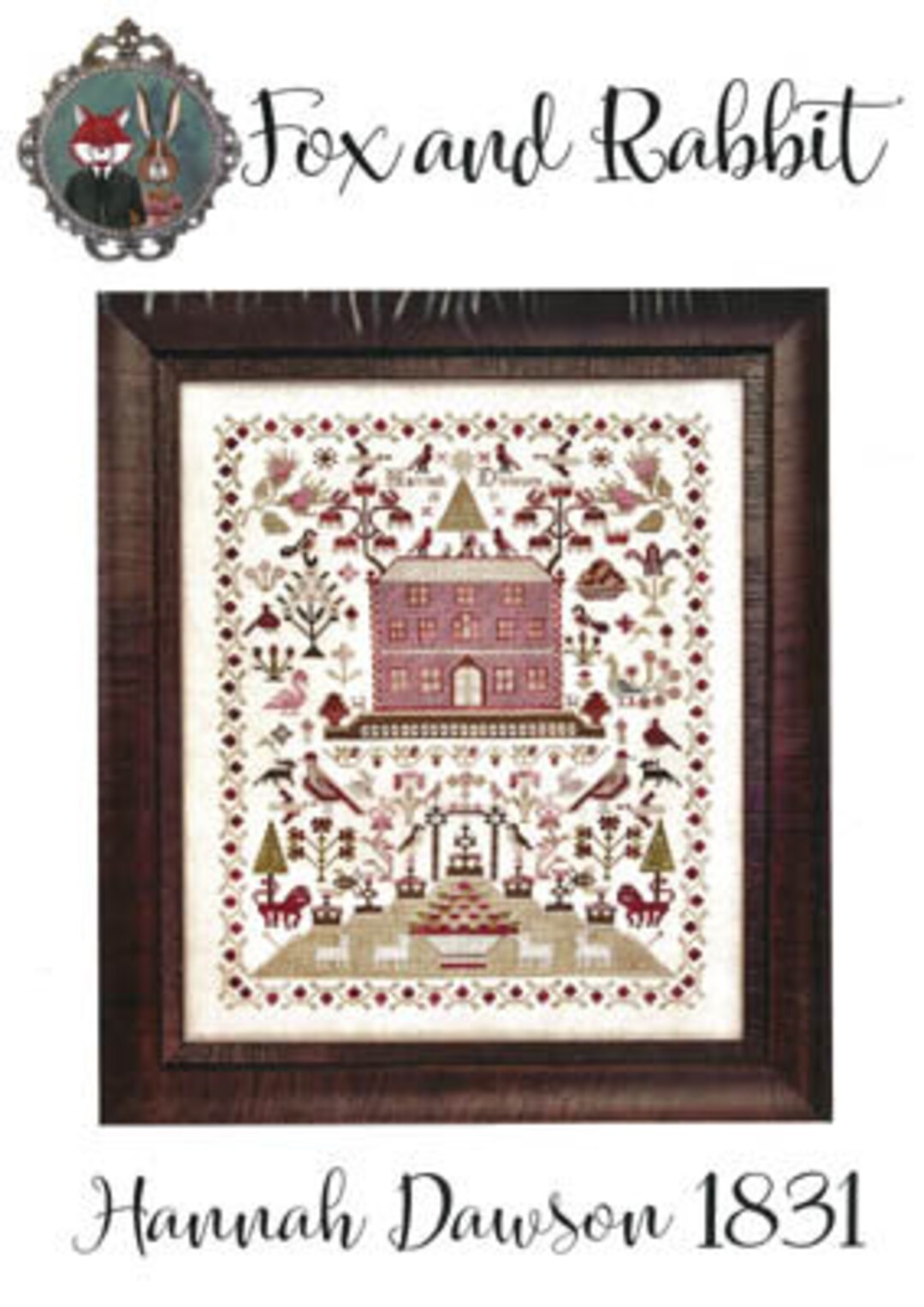 Fox and Rabbit Designs - Hannah Dawson 1831 - Cross Stitch Pattern - Etsy