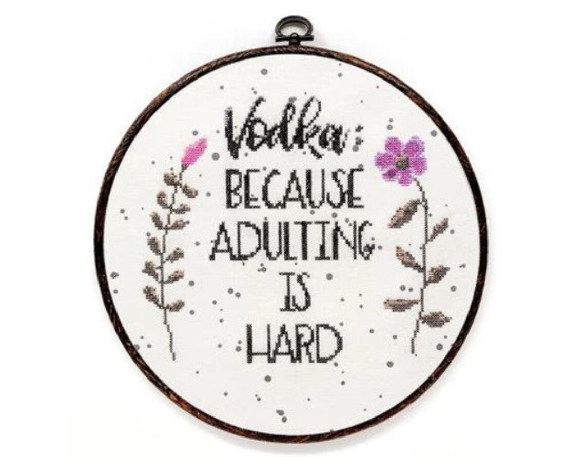 Peacock & Fig - Vodka (includes Wine Option) - Pattern - Etsy