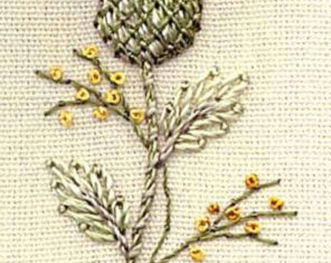 DK Designs Brazilian Embroidery- #3859 Thistle Teach Me -pattern With ...