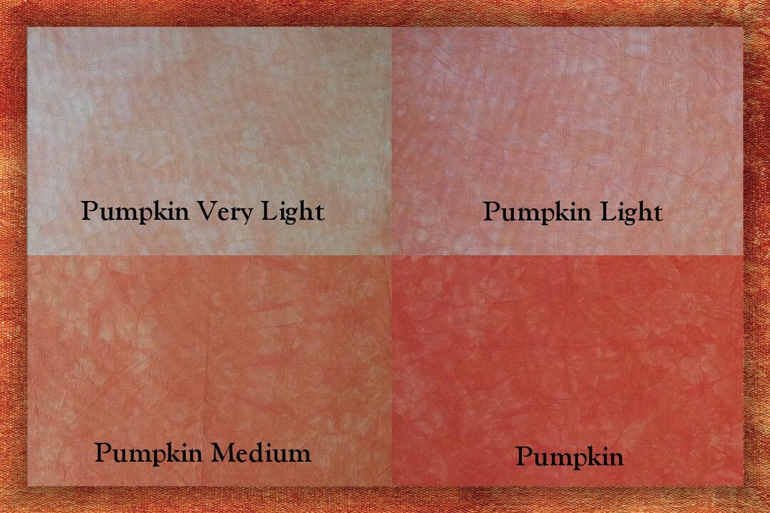 Hand-dyed 14 Ct, 16 Ct, 18 Ct Aida Cloth, Pumpkin - Garibaldi's Needle ...