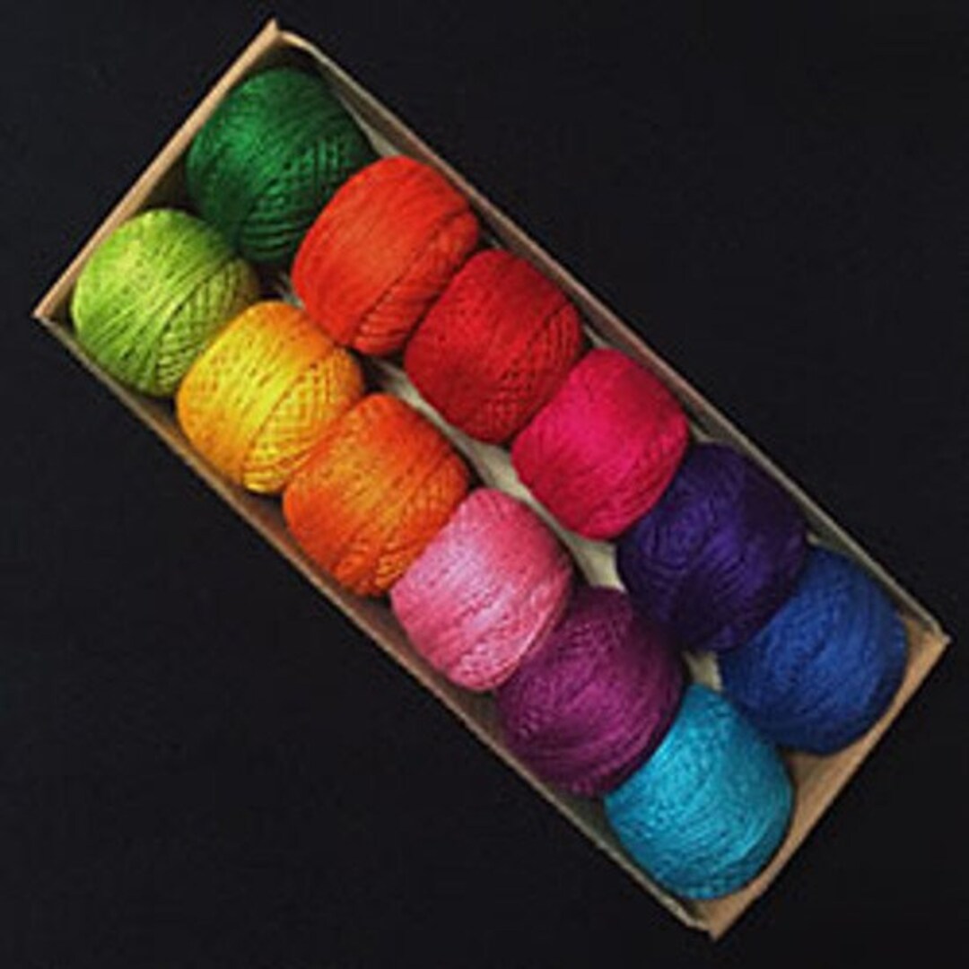 Ewe-niversity Paint Box Collection - Size 8 and 12 - Valdani Pearl ...