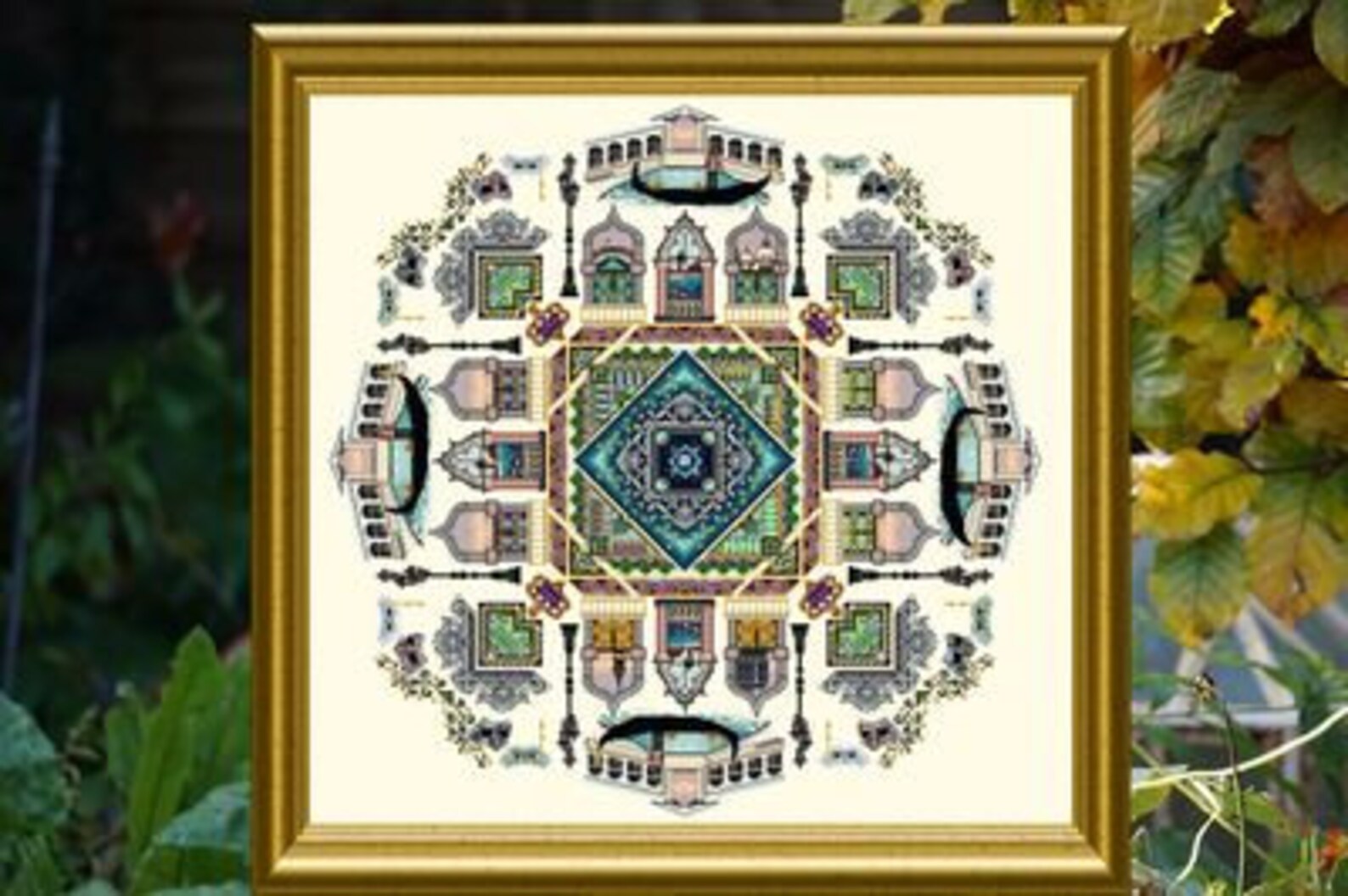 Chatelaine Design - the Venice Mandala - Cross Stitch Pattern - Etsy