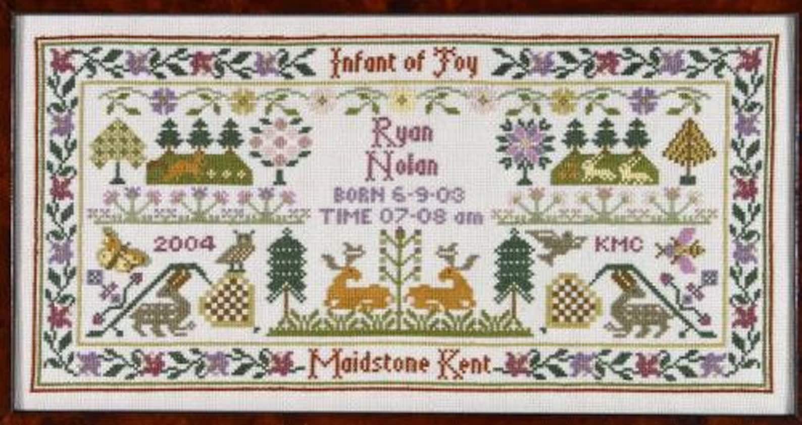 Moira Blackburn - Infant of Joy - Counted Cross Stitch Pattern - Etsy