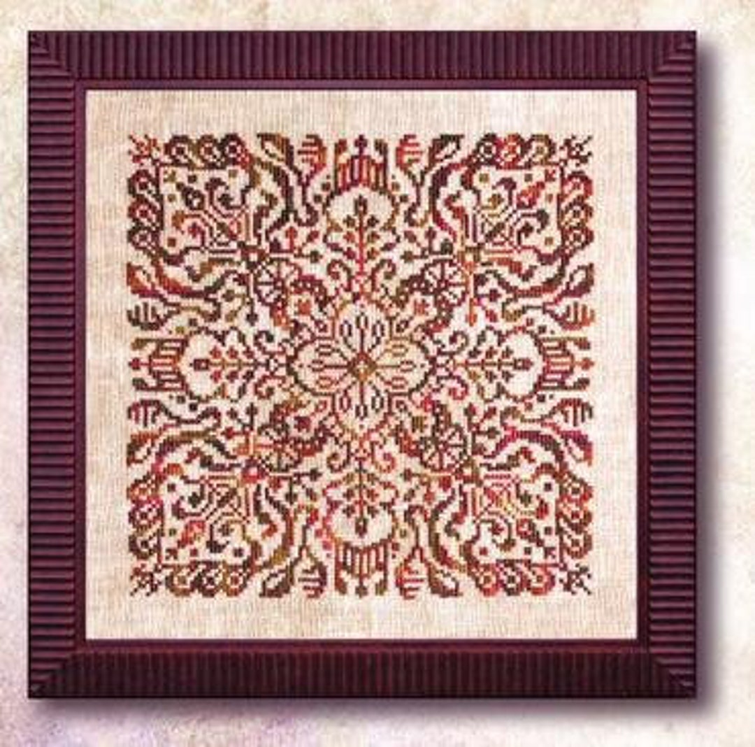 Ink Circles - Henna Mandala - Cross Stitch Pattern - Etsy