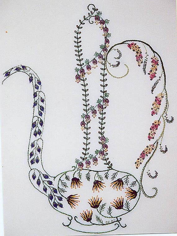 DK Designs Brazilian Embroidery 3846 Three Wishes pattern | Etsy