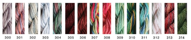Caron Collection Waterlilies, Wildflowers, Watercolours - Colors 300 ...