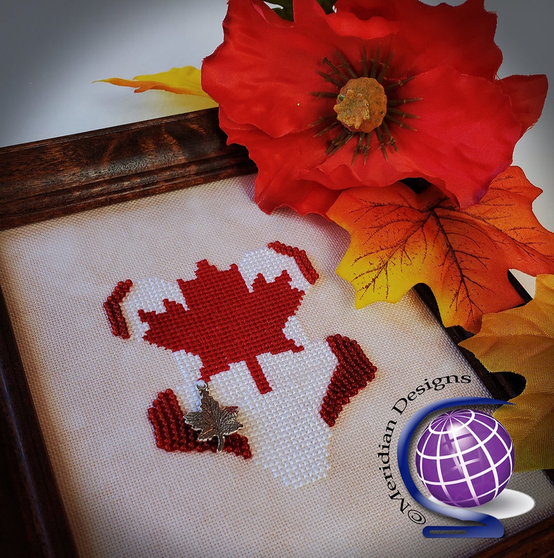 Meridian Designs Teenie Weenie Bikinis O Canada chart & - Etsy