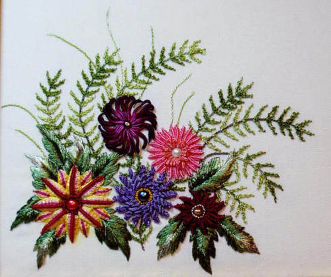 DK Designs Brazilian Embroidery- #3893 Daisy Medley -pattern With ...