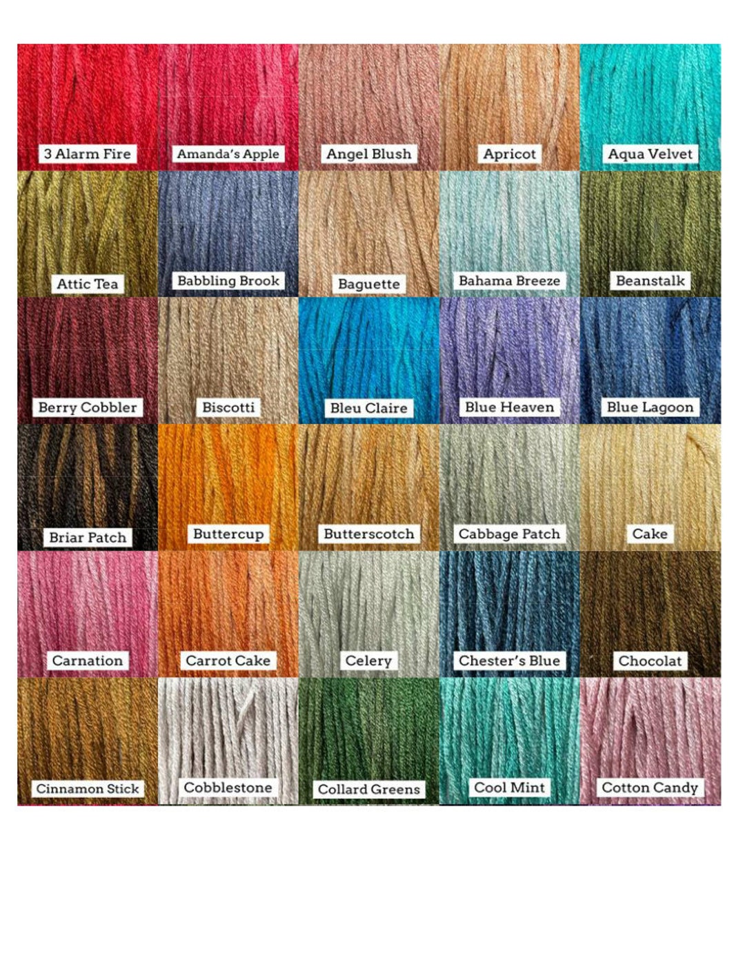 Classic Colorworks - Hand Dyed 100% Silk Threads Colors A-M - Etsy