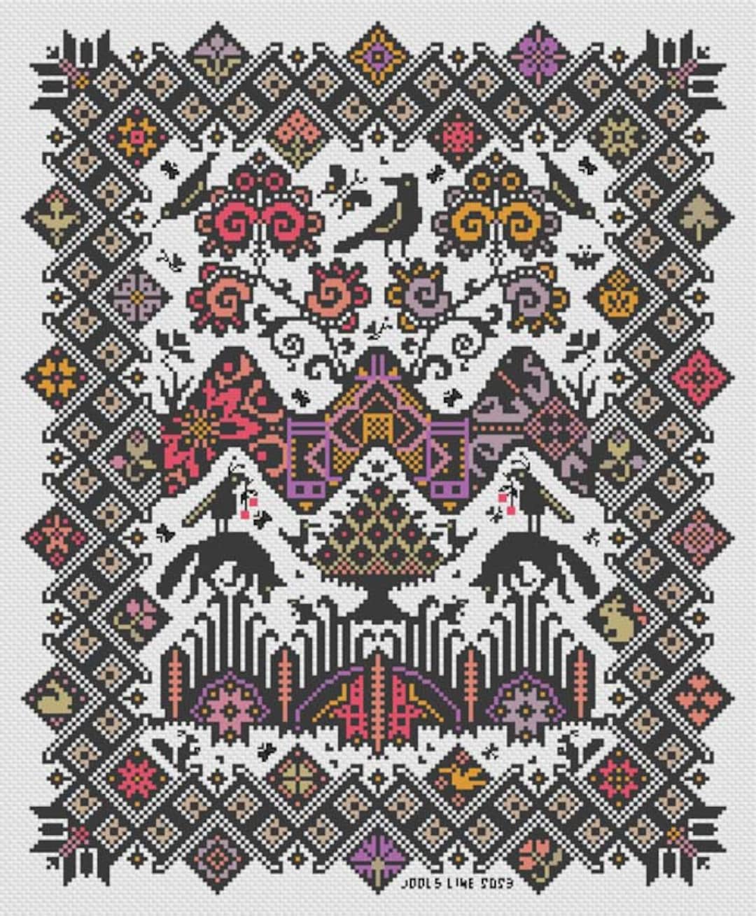 Long Dog Samplers - Coddiwomple - Cross Stitch Pattern - Etsy