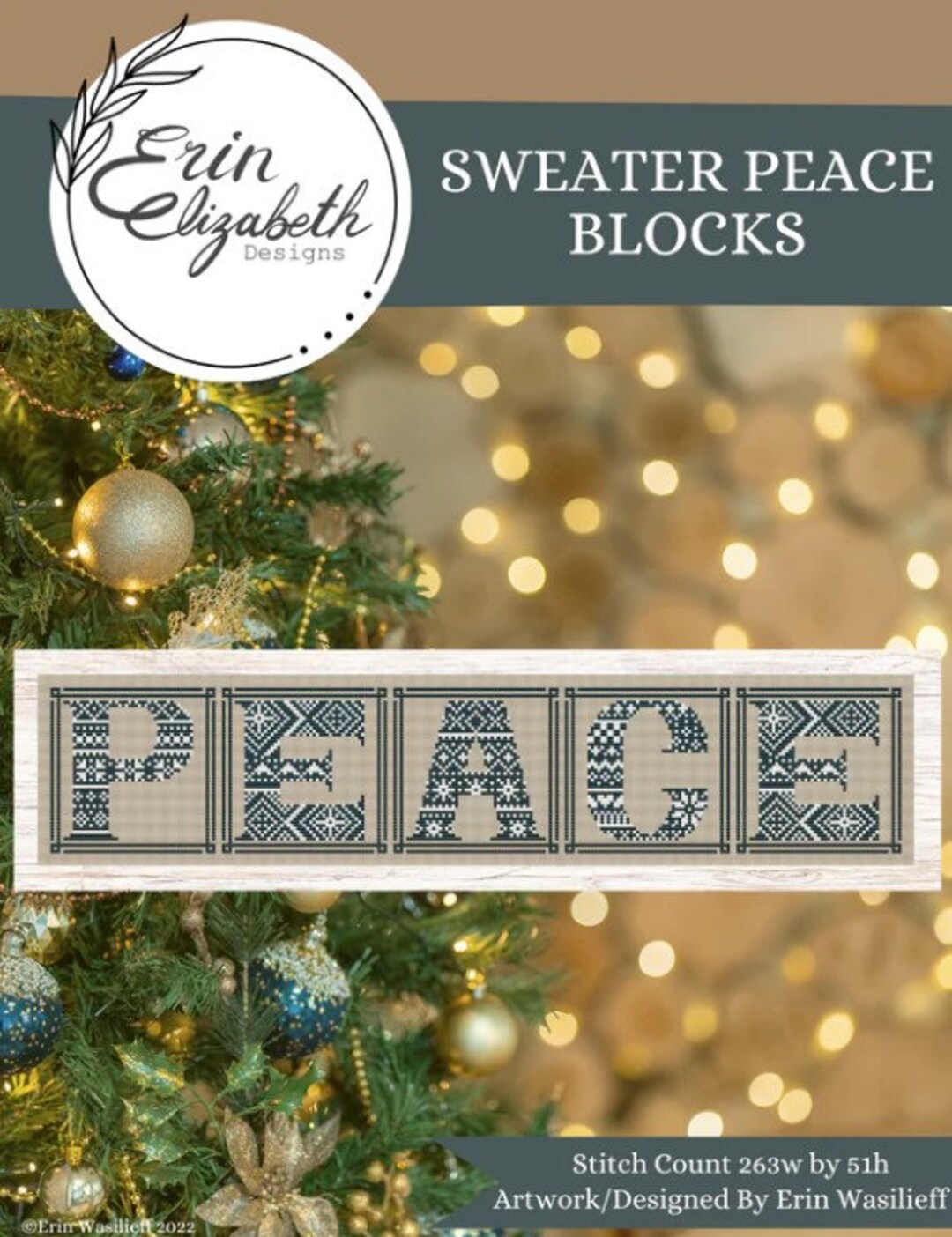 Erin Elizabeth - Sweater Peace Blocks - Cross Stitch Pattern - Etsy