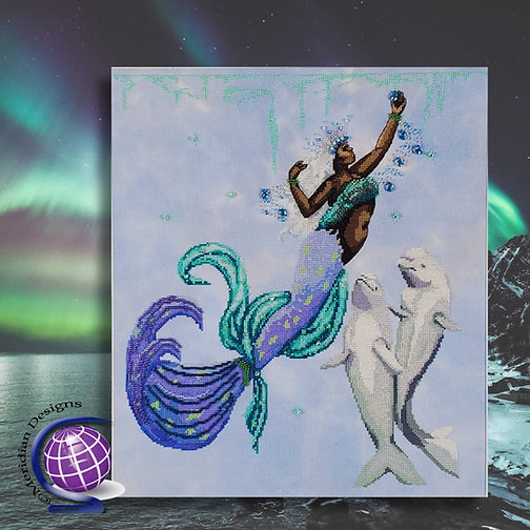 Meridian Designs Kristín the Arctic Ocean Mermaid Pattern - Etsy