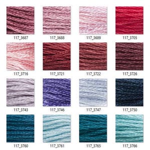 DMC Floss Six Strand 3011-3770 *choose Color* - Etsy