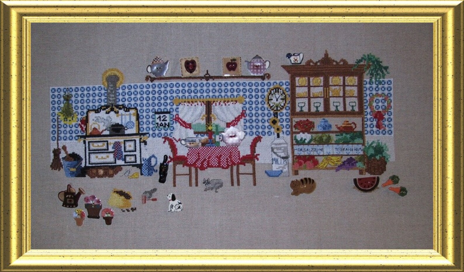 Chatelaine Design - Country Kitchen - Cross Stitch Pattern - Etsy