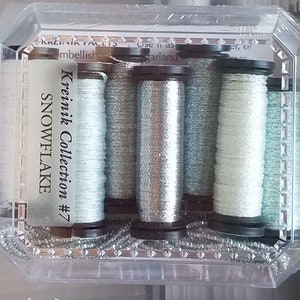 Kreinik Metallic Threads Snowflake Metallic Gift Collection - Etsy