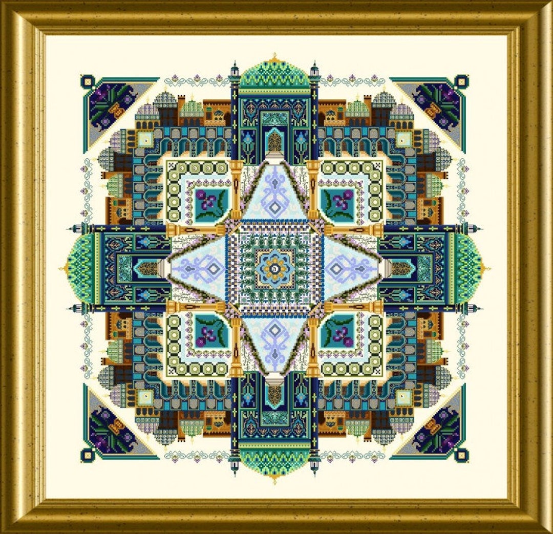 Chatelaine Design - Persian Iris Garden - Cross Stitch Pattern - Etsy