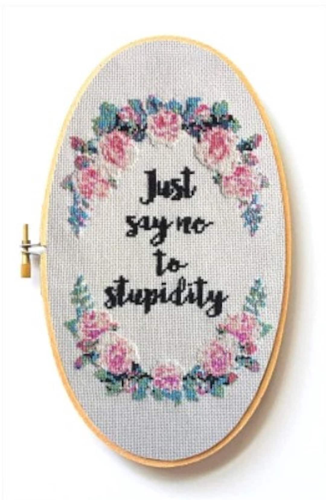Peacock & Fig - Just Say No - Pattern - Etsy