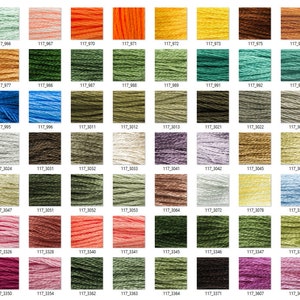 DMC Floss Six Strand 3771-3857 choose Color - Etsy